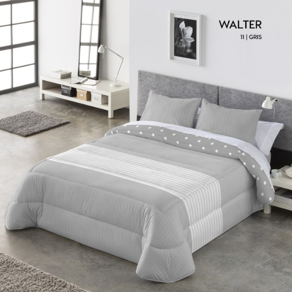 Edredón Conforter color gris de microlina modelo WALTER 700gr CATOTEX ...